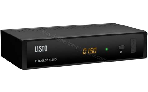 Listo Tnt T2 808 Décodeur Tnt Hd Fonctions Réception Enchères