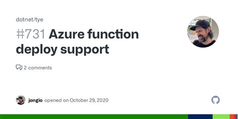 Azure Function Deploy Support · Issue 731 · Dotnettye · Github