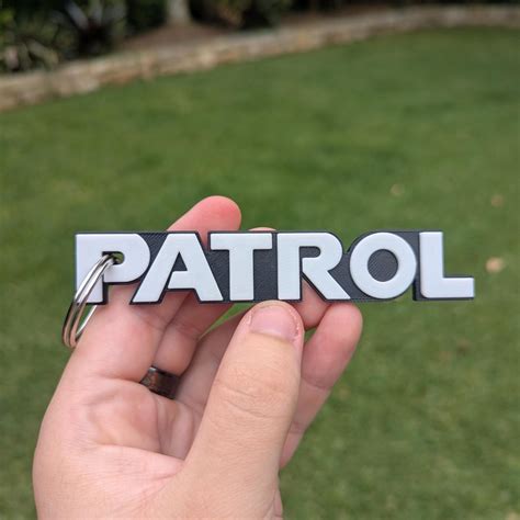 Nissan Patrol Badge Keychain 3d Printed Etsy