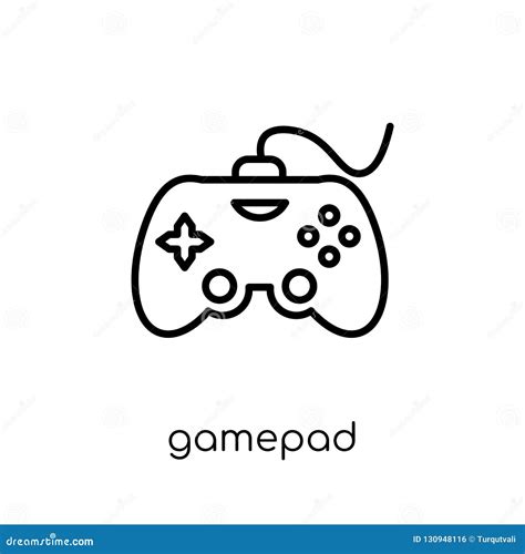 Gamepad Icon From Arcade Collection Stock Vector Illustration Of Joypad Isolated 130948116
