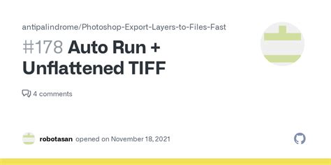 Auto Run Unflattened TIFF Issue Antipalindrome Photoshop Export Layers To Files Fast