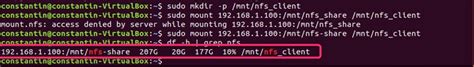 Setup And Mount Network Share Nfs Using An Ubuntu Os