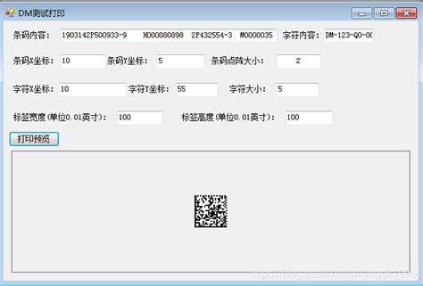 C 使用dll进行二维码打印datamatrix Dll Csdn博客