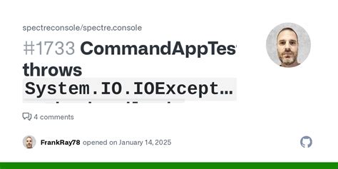 Commandapptester Throws `systemioioexception The Handle Is Invalid