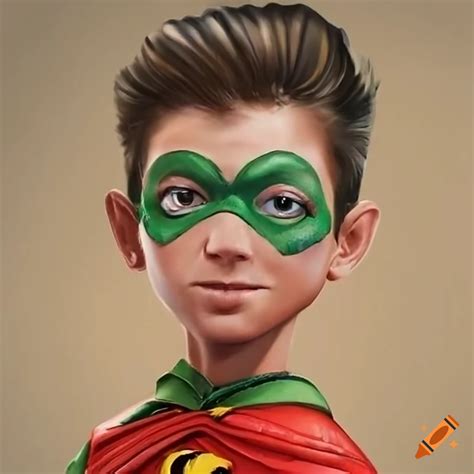 Illustration Of A Robin Superhero On Craiyon