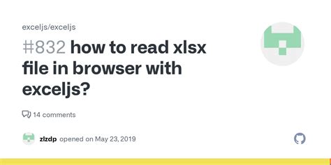 How To Read Xlsx File In Browser With Exceljs Issue Exceljs Exceljs GitHub