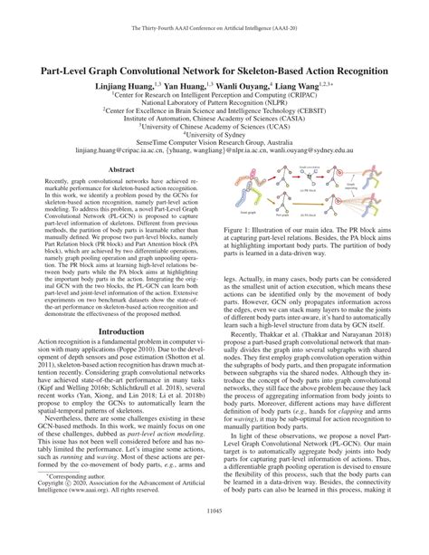 Pdf Part Level Graph Convolutional Network For Skeleton Based Action
