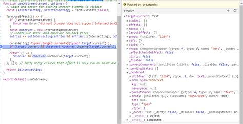 Uncaught TypeError Failed To Execute Observe On IntersectionObserver Parameter Is Not Of