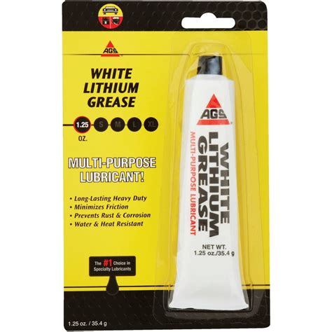 2pack Ags Lith Ease 125 Oz Tube White Lithium Grease