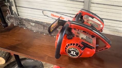 Homelite Xl Chainsaws Youtube