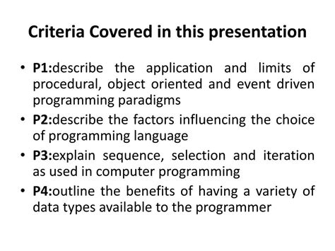 Ppt Programming Paradigms And Languages Powerpoint Presentation Free Download Id2392387