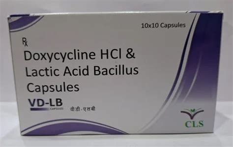 Doxycycline HCL Lactic Acid Bacillus Capsule At Box Katra Sher Singh Amritsar ID