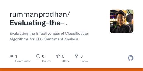github rummanprodhan evaluating the effectiveness of classification