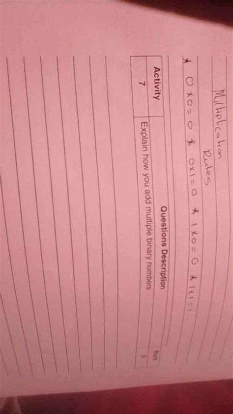 Explain How To Add Multiple Binary Numbers Filo