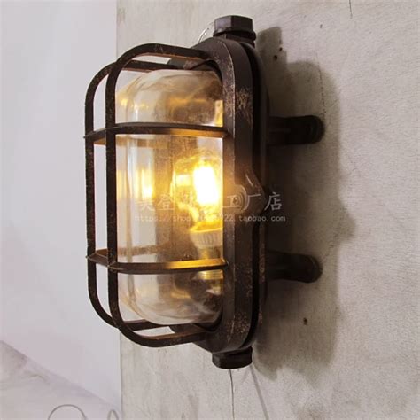 设计感旧复古老式工业风壁灯户外防水室外餐厅酒吧创意美式墙灯 淘宝网 花瓣网