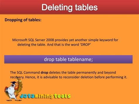 ms sql server deleting a database pptx databases computer