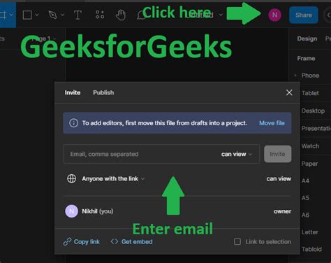 Figma Interface A Beginner S Guide Geeksforgeeks