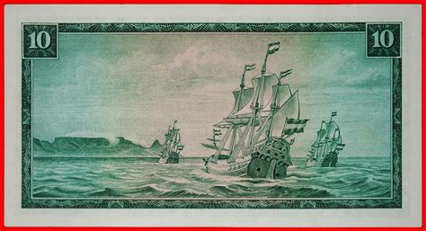 Jan Van Riebeeck 1619 1677 South Africa★10 Rand 1975 1976 Ships