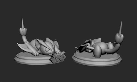 🐉 Nargacuga Stuffed・ Stl File For ・cults