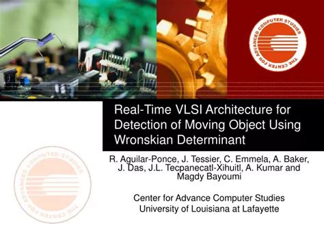 Ppt Real Time Vlsi Architecture For Detection Of Moving Object Using
