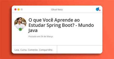 O que Você Aprende ao Estudar Spring Boot Mundo Java