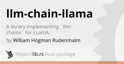 Llm Chain Llama — Mlaistatistics In Rust Librs