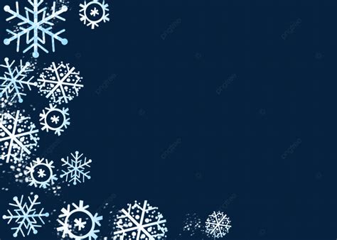 크리스마스 크리스마스 눈 눈송이 프레임 파란색 테두리 크리스마스 성탄절 겨울 Png 일러스트 및 Psd 이미지 무료 다운로드 Pngtree