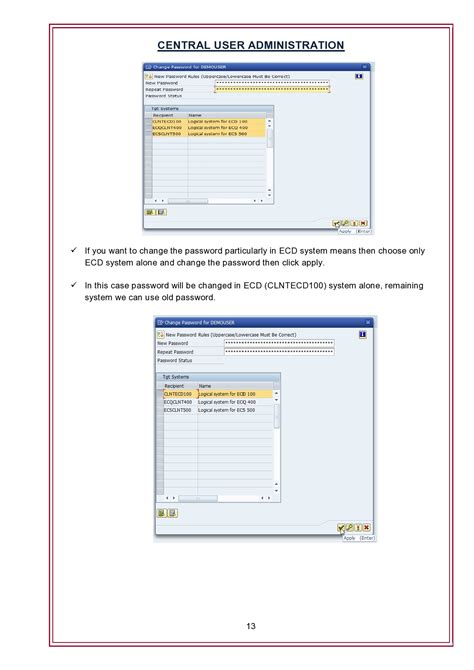 Central User Administrator Cua Sap Community
