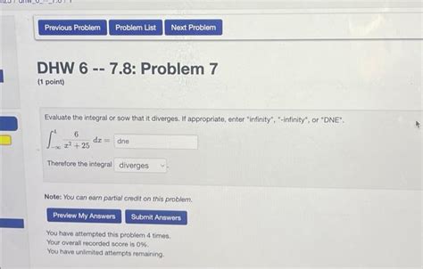 Solved Previous Problem Problem List Next Problem Dhw 6 78
