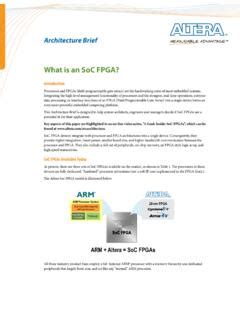 What Is An SoC FPGA Intel What Is An Soc Fpga Intel Pdf PDF PRO