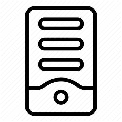 Computer Cpu Case Hardware Pc Icon Download On Iconfinder