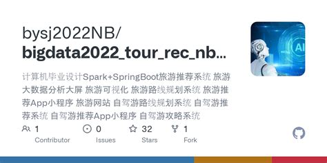 github bysj2022nb bigdata2022 tour rec nb666 计算机毕业设计spark springboot