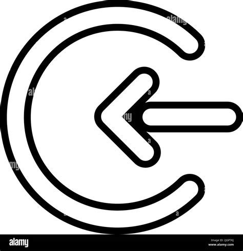 Arrows Back Arrow Icon Stock Vector Image And Art Alamy