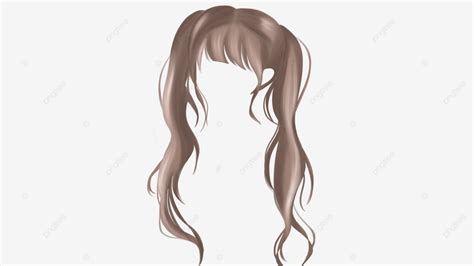 Peinados Chibi Anime Linda Chica Con Peinado Expresión Cara Vector De