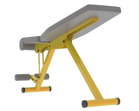 Gym Bench Isolated On Background 3d Rendering Illustration 46350119 Png