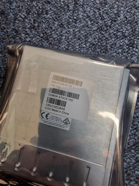 New Genuine Cisco C2960x Stack V02 Flexstack Stacking Module £4000