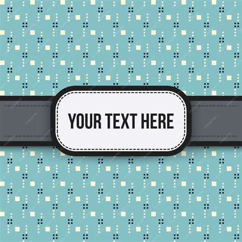 Premium Vector Text Background With Colorful Pattern Useful For