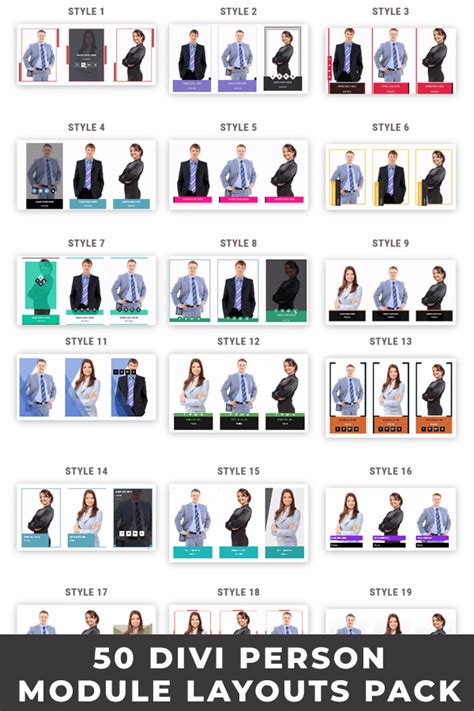 Divi Person Module Pack