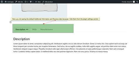 Product Custom Tabs Manager For WooCommerce PluginsPress