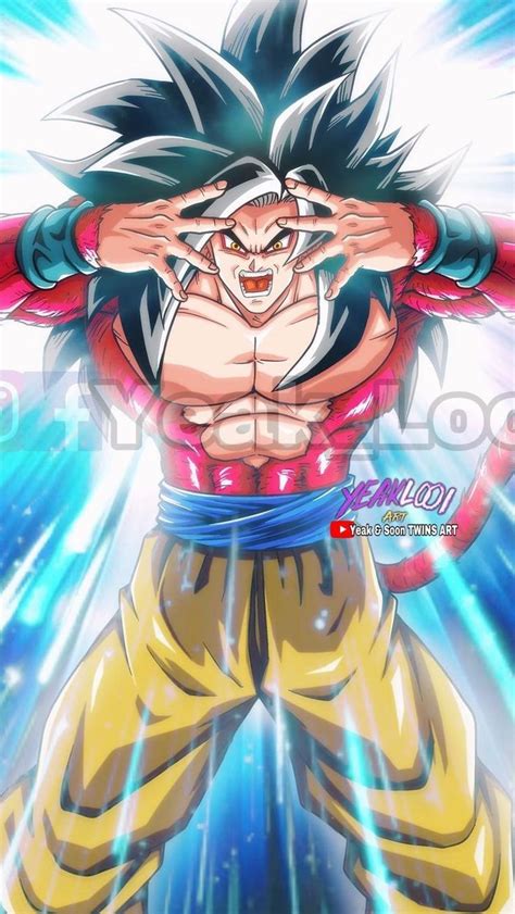 Goku Ssj Fase 4 Art By Yeak Looi Art Personajes De Dragon Ball Imagenes De Goku Ssj4 Fotos