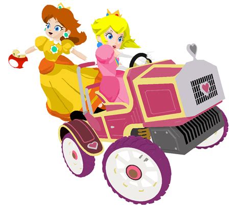 Artstation Peach And Daisy In Mario Kart Double Dash
