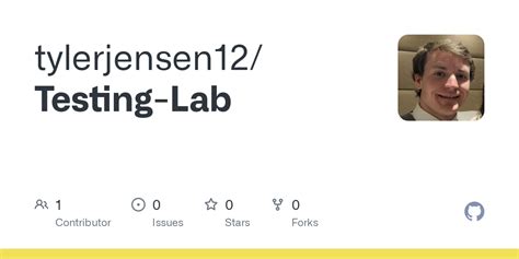 Github Tylerjensen Testing Lab