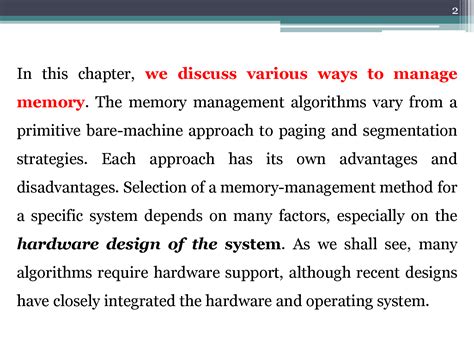 SOLUTION Memory Management In Operating Systems Studypool
