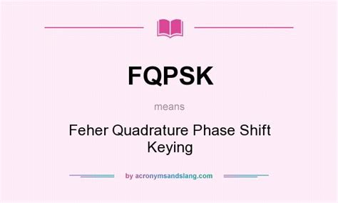 Fqpsk Feher Quadrature Phase Shift Keying In Undefined By