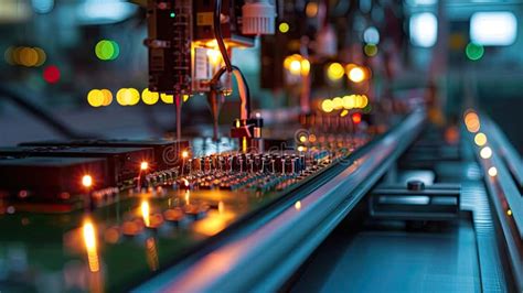 Modern Microprocessor Industry Stock Illustration Illustration Of Microchip Concept 302222513