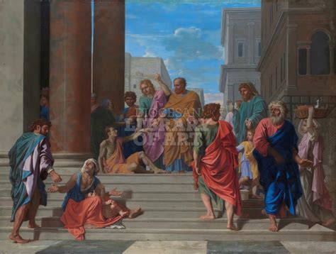 Diocesan Library Of Art Saints Peter And John Healing The Lame Man
