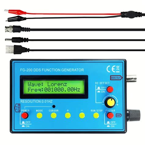 fg 200 dds signal generator with frequency counter versatile 0 01hz