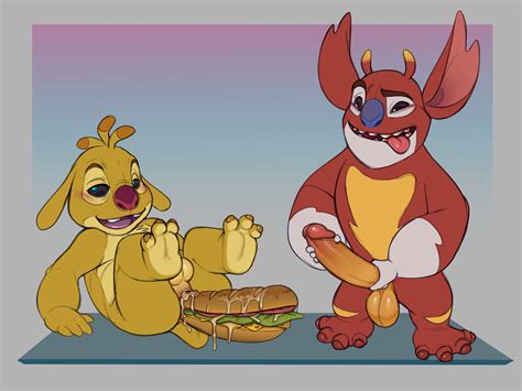Rule 34 4 3 Absurd Res Ace Lilo And Stitch Alien Anal Anthro Balls Disney Dreiker Duo