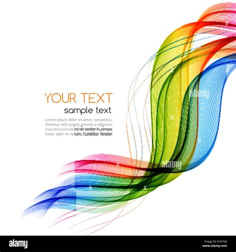 Vector Abstract Color Wave Background Rainbow Wave Stock Vector Image Art Alamy