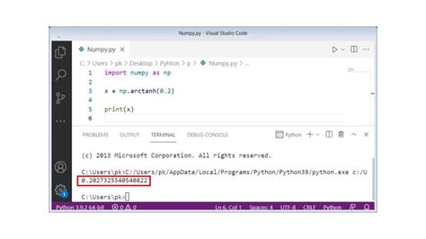 Introduction To Python Numpy Hyperbolic Functions Codingstreets